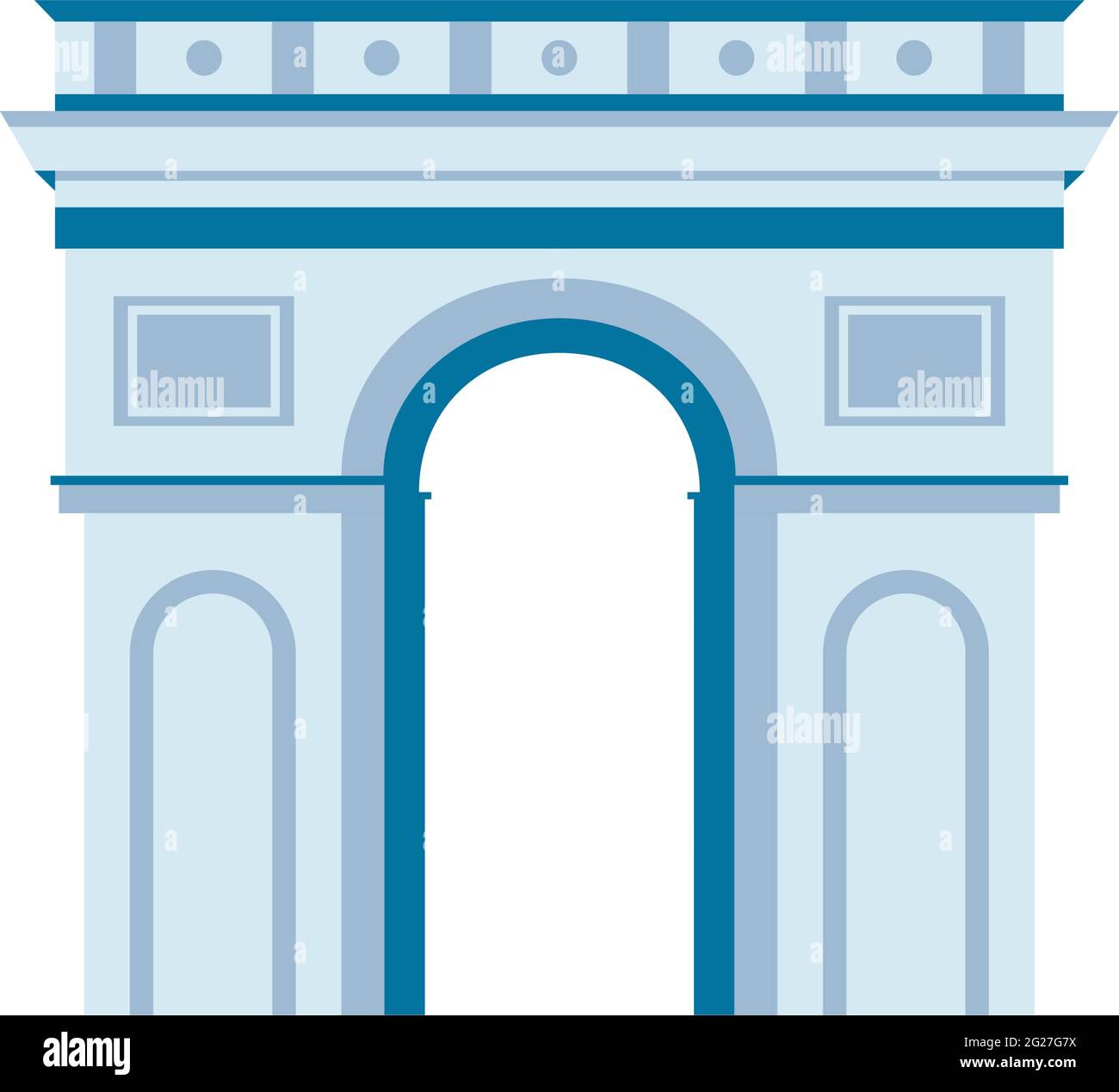 triumph arch monument landmark icon Stock Vector Image & Art - Alamy