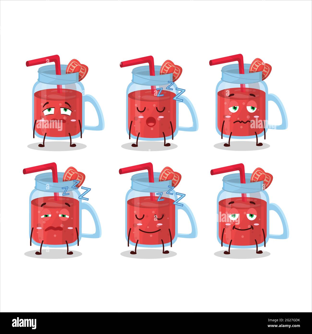 Breakfast yoghurt juice Stock Vector Images - Alamy