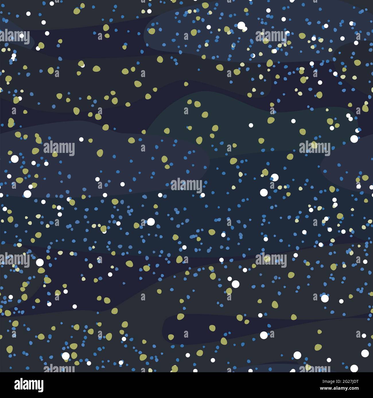 Cosmos background. Seamless pattern. Childrens illustration. Starry sky ...