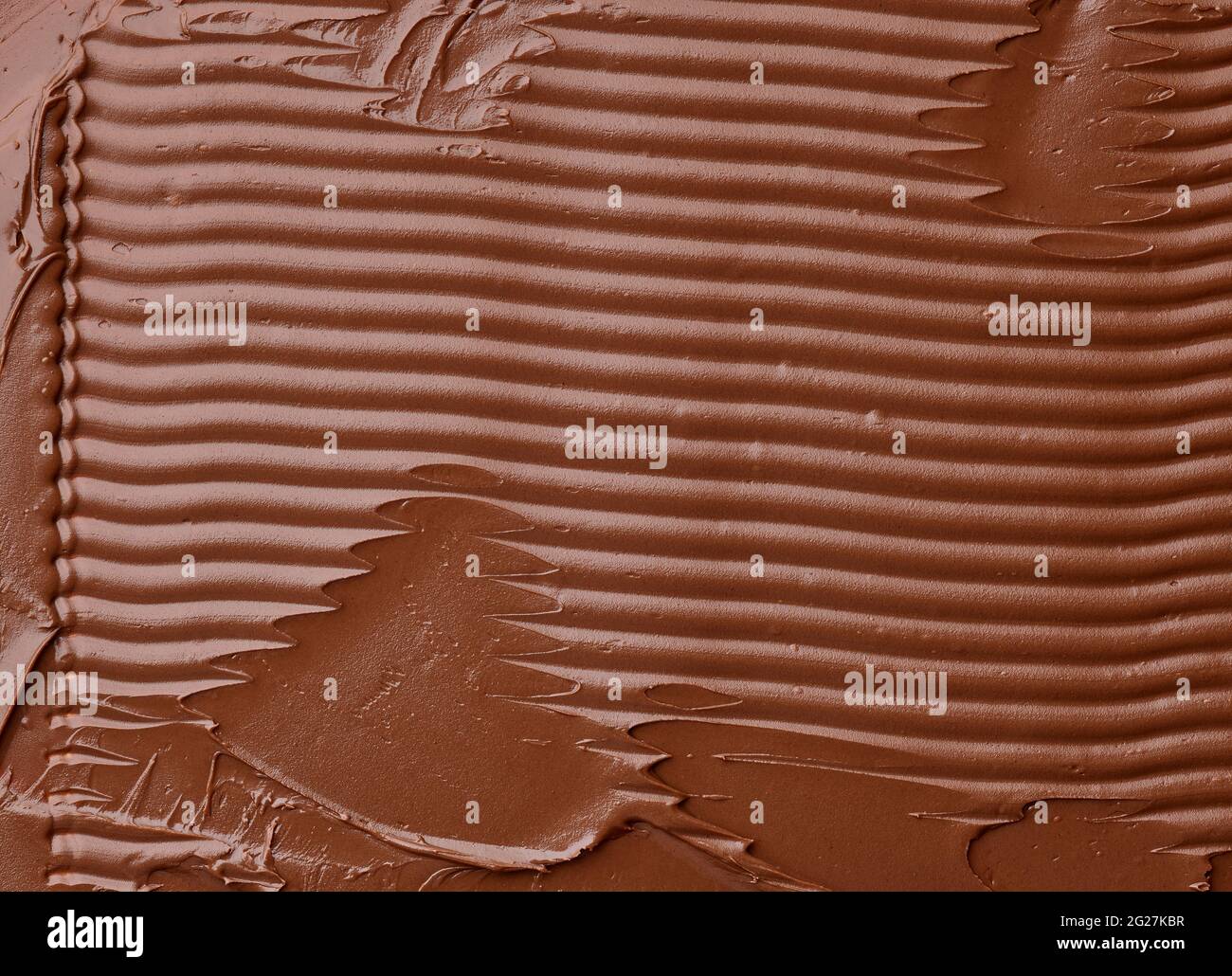 melted chocolate cream background, top view Stock Photo - Alamy
