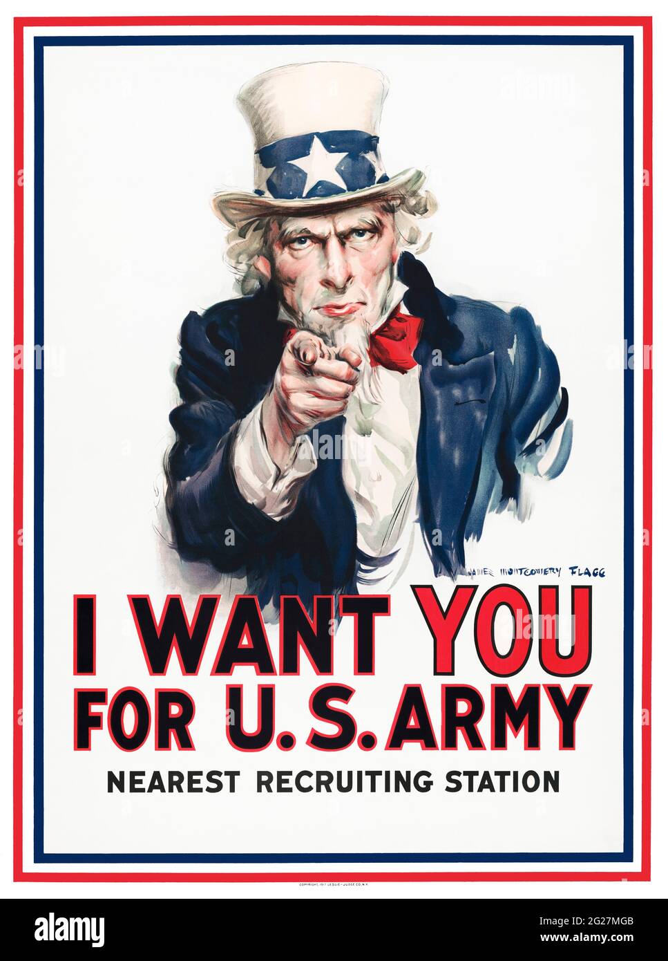 Uncle Sam vintage war poster Stock Photo - Alamy