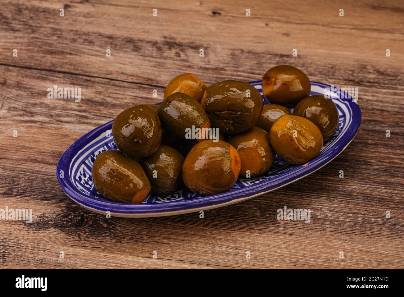 Marinated feijoa fruit in the bowl Stock Photo - Alamy