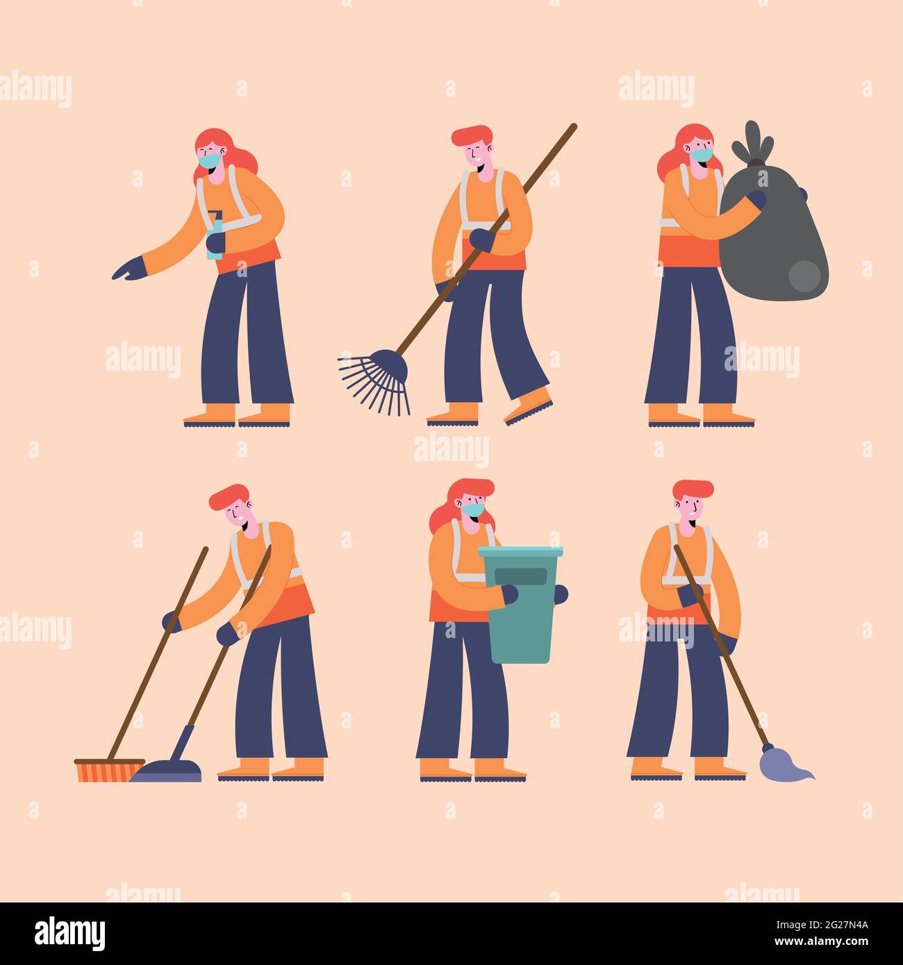 Clean uniforms Stock Vector Images - Alamy