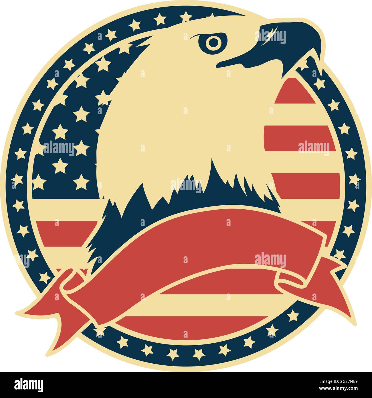 usa eagle bald circular stamp Stock Vector Image & Art - Alamy