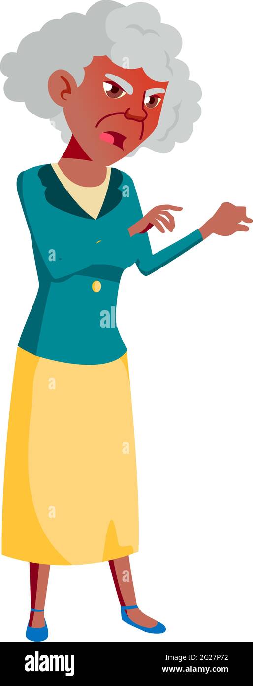 Mean Old Lady Clipart