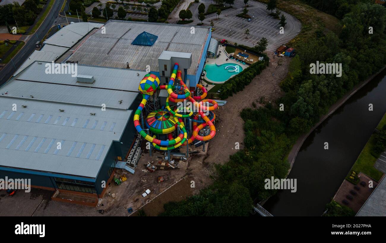 Water World Waterworld Stoke on Trent Brand new slides For this faous ...