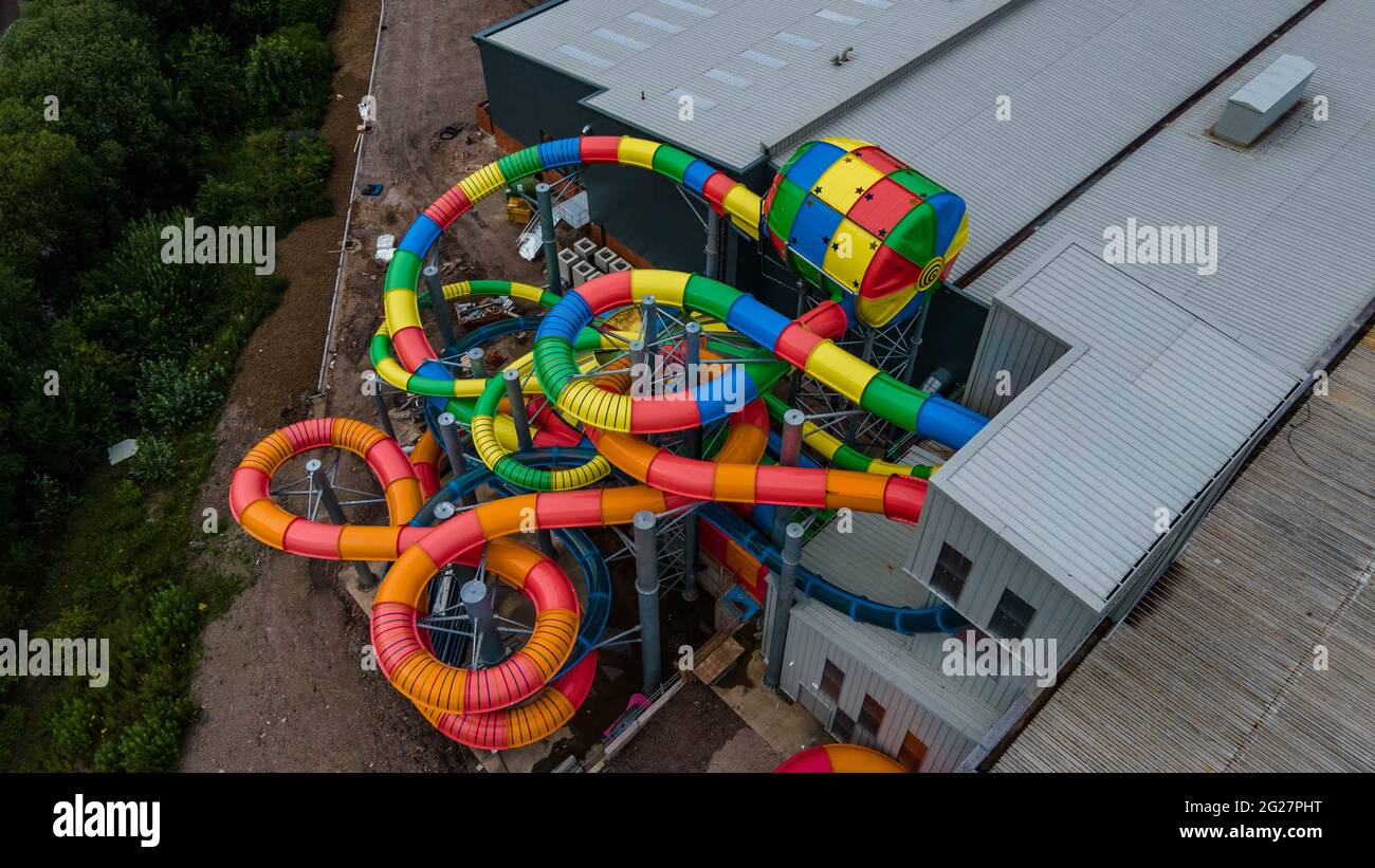 Water World Waterworld Stoke on Trent Brand new slides For this faous ...