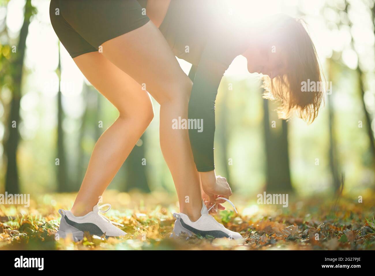 Beautiful woman in sport hi-res stock photography and images - Alamy