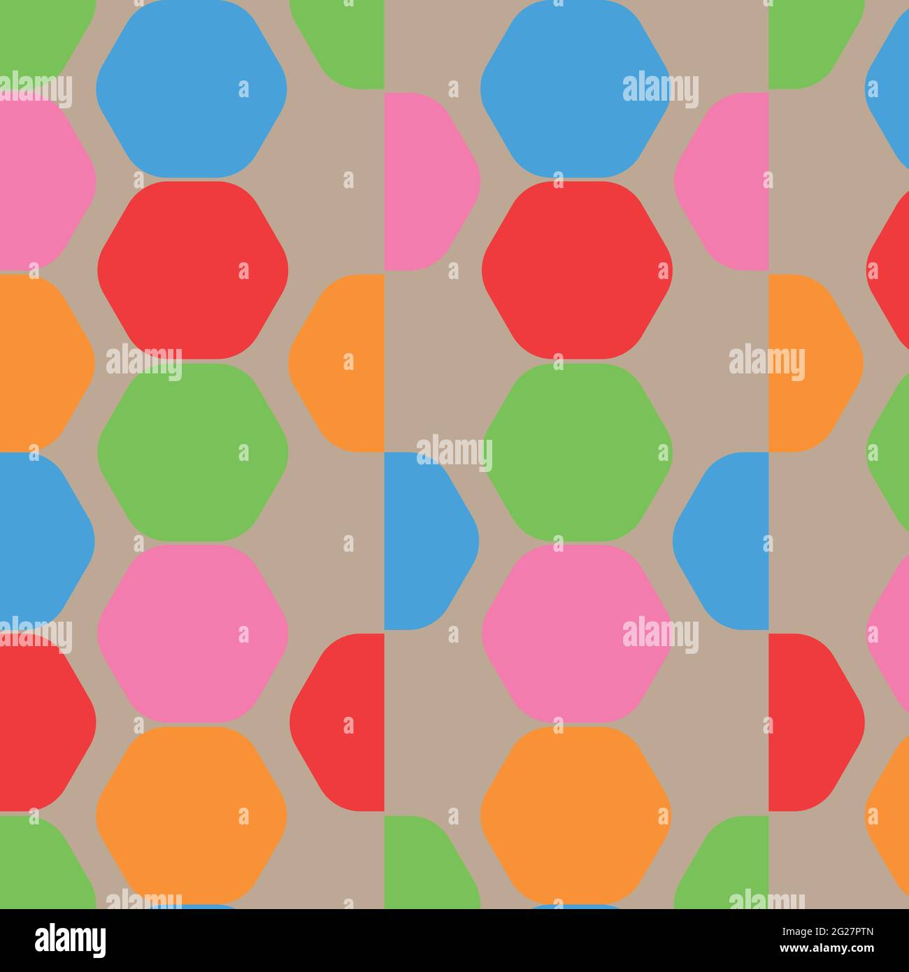 Vector of rows of multicolored shapes. Parallelogram pattern ...