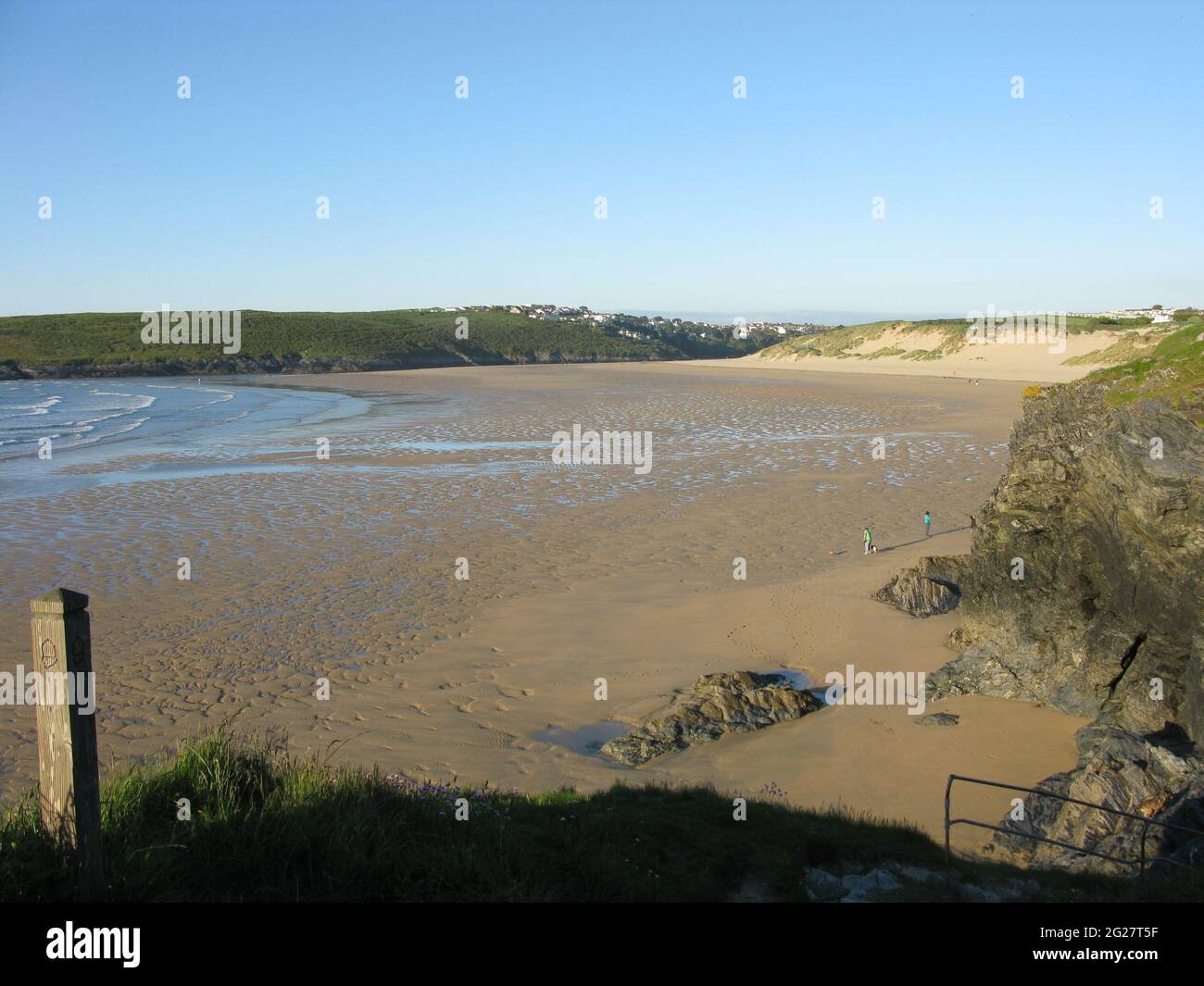 South west coast path. North Cornwall. West country. England. UK Stock ...