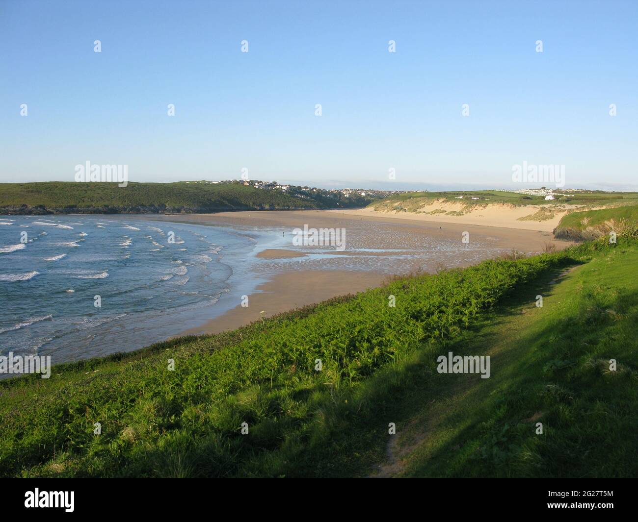 South west coast path. North Cornwall. West country. England. UK Stock ...