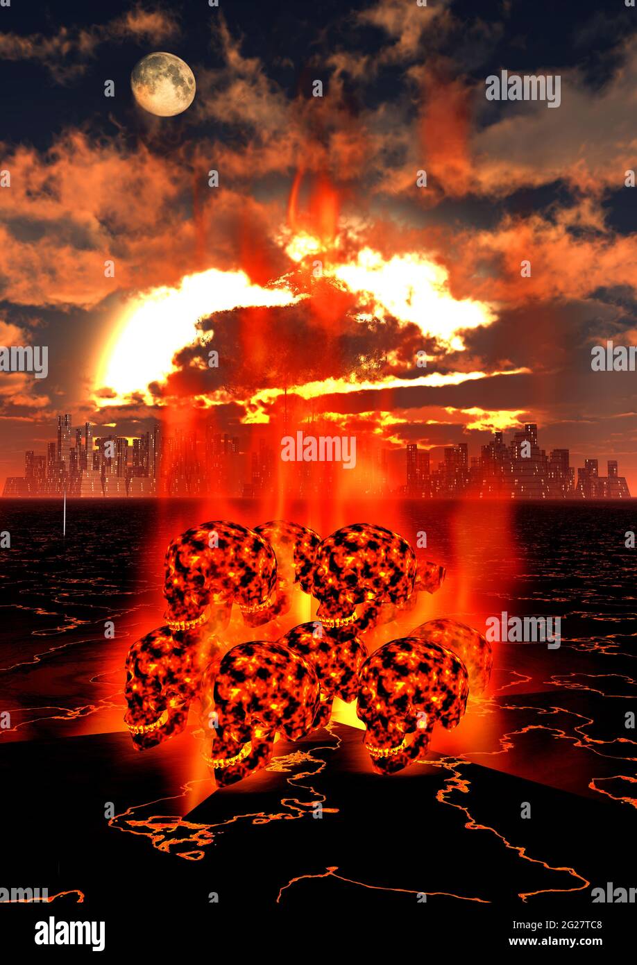 Nuclear explosion and mushroom cloud hi-res stock photography and ...