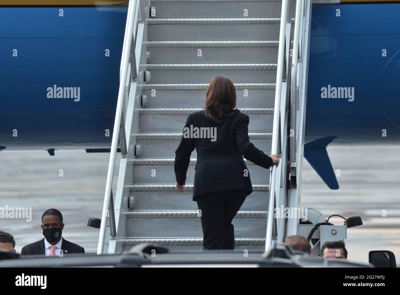 Non Exclusive: MEXICO CITY, MEXICO - JUNE 8: Vice President Kamala ...