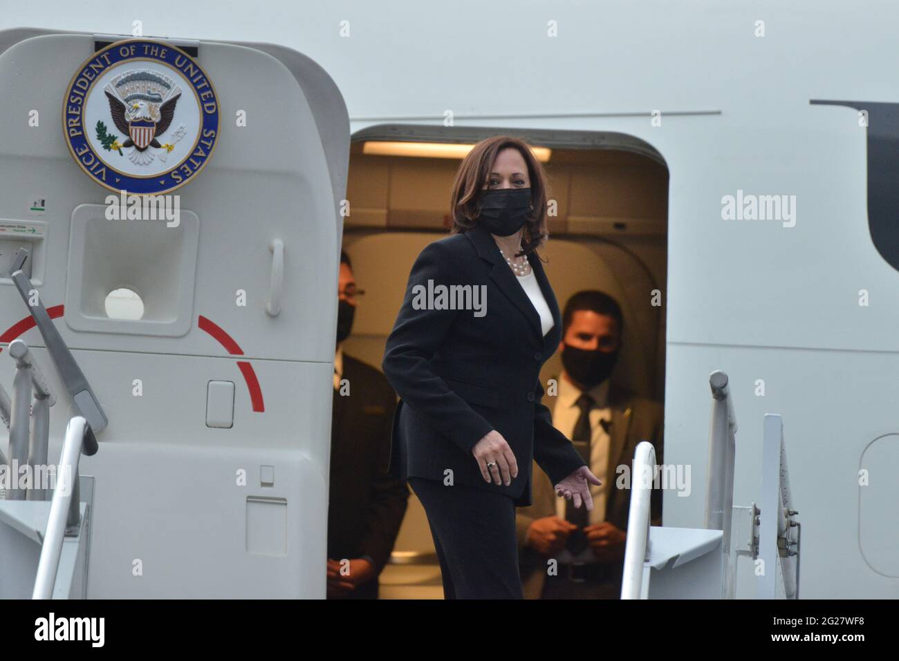 Non Exclusive: MEXICO CITY, MEXICO - JUNE 8: Vice President Kamala ...