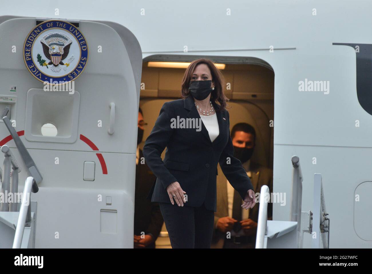 Non Exclusive: MEXICO CITY, MEXICO - JUNE 8: Vice President Kamala ...