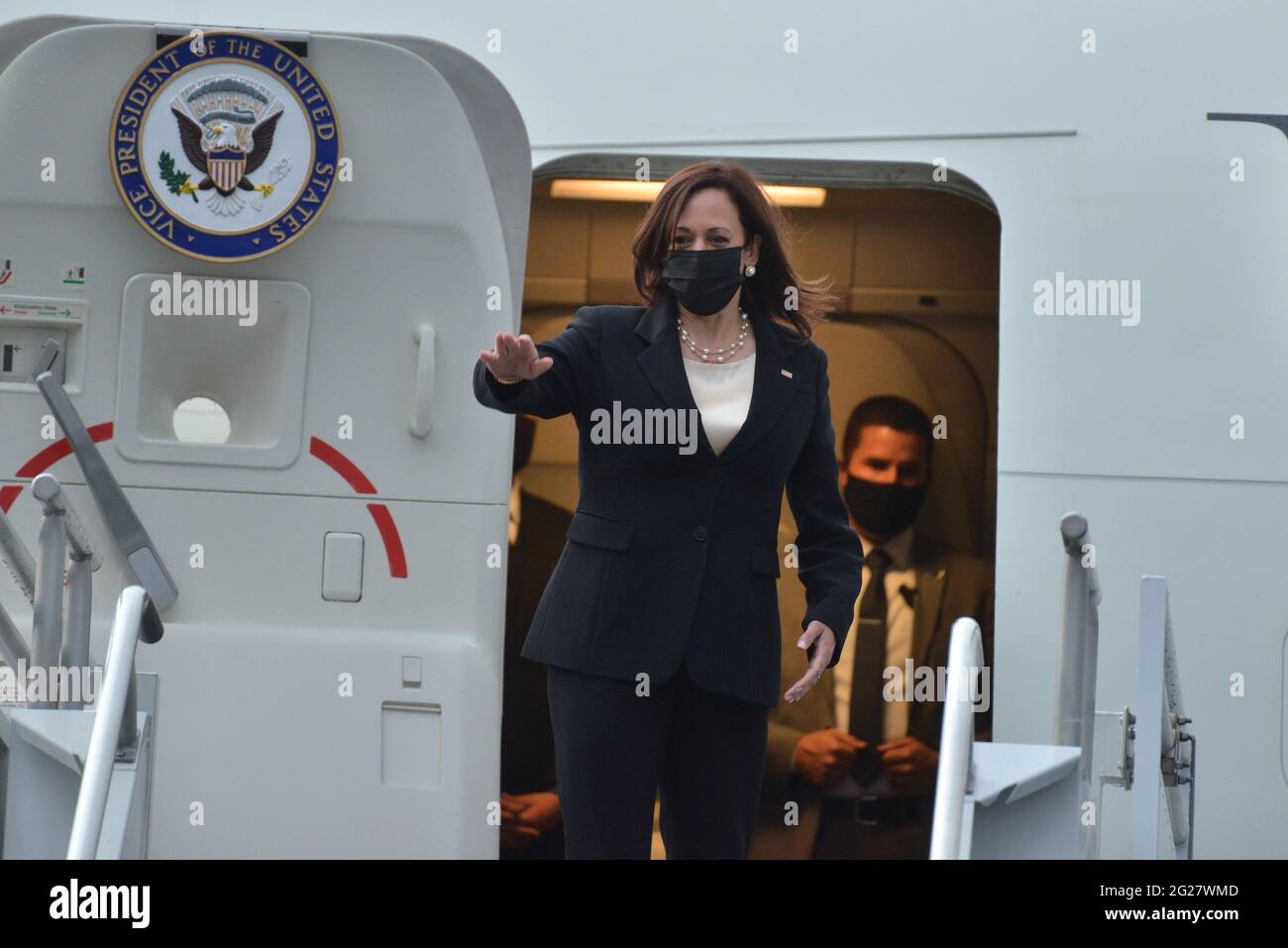 Non Exclusive: MEXICO CITY, MEXICO - JUNE 8: Vice President Kamala ...