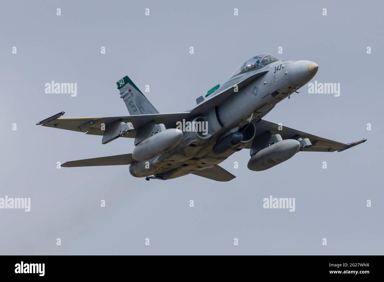 A U.S. Marine Corps F/A-18D Hornet Stock Photo - Alamy