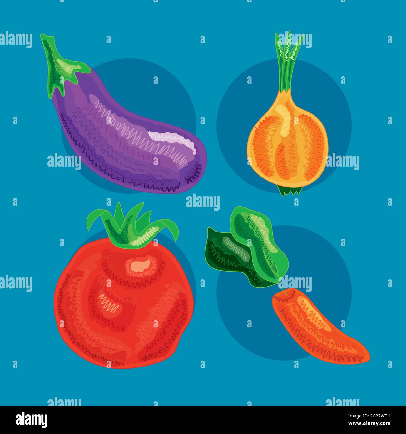 Number four and vegetables hi-res stock photography and images - Alamy
