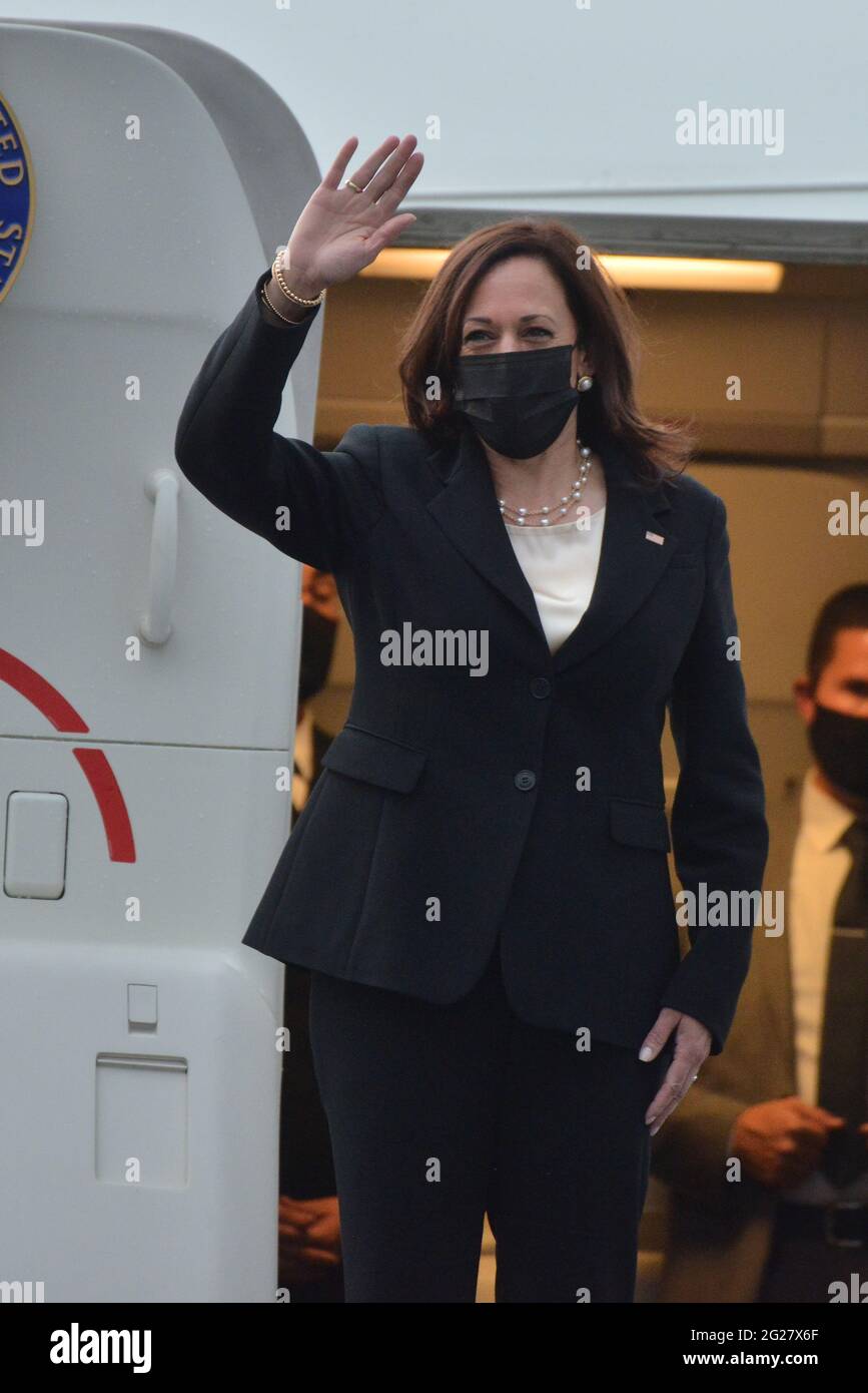 Non Exclusive: MEXICO CITY, MEXICO - JUNE 8: Vice President Kamala ...