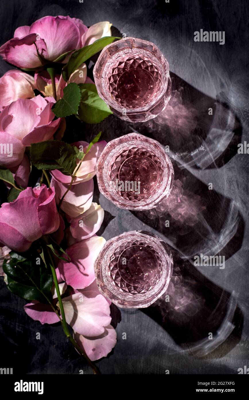 Rose juice hi-res stock photography and images - Alamy
