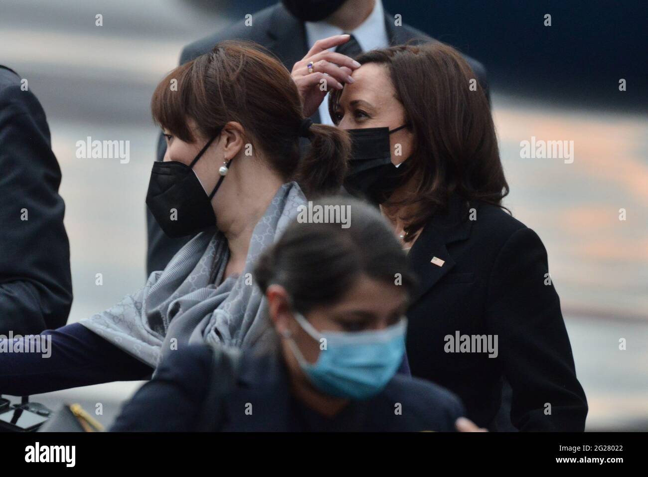 Non Exclusive: MEXICO CITY, MEXICO - JUNE 8: Vice President Kamala ...