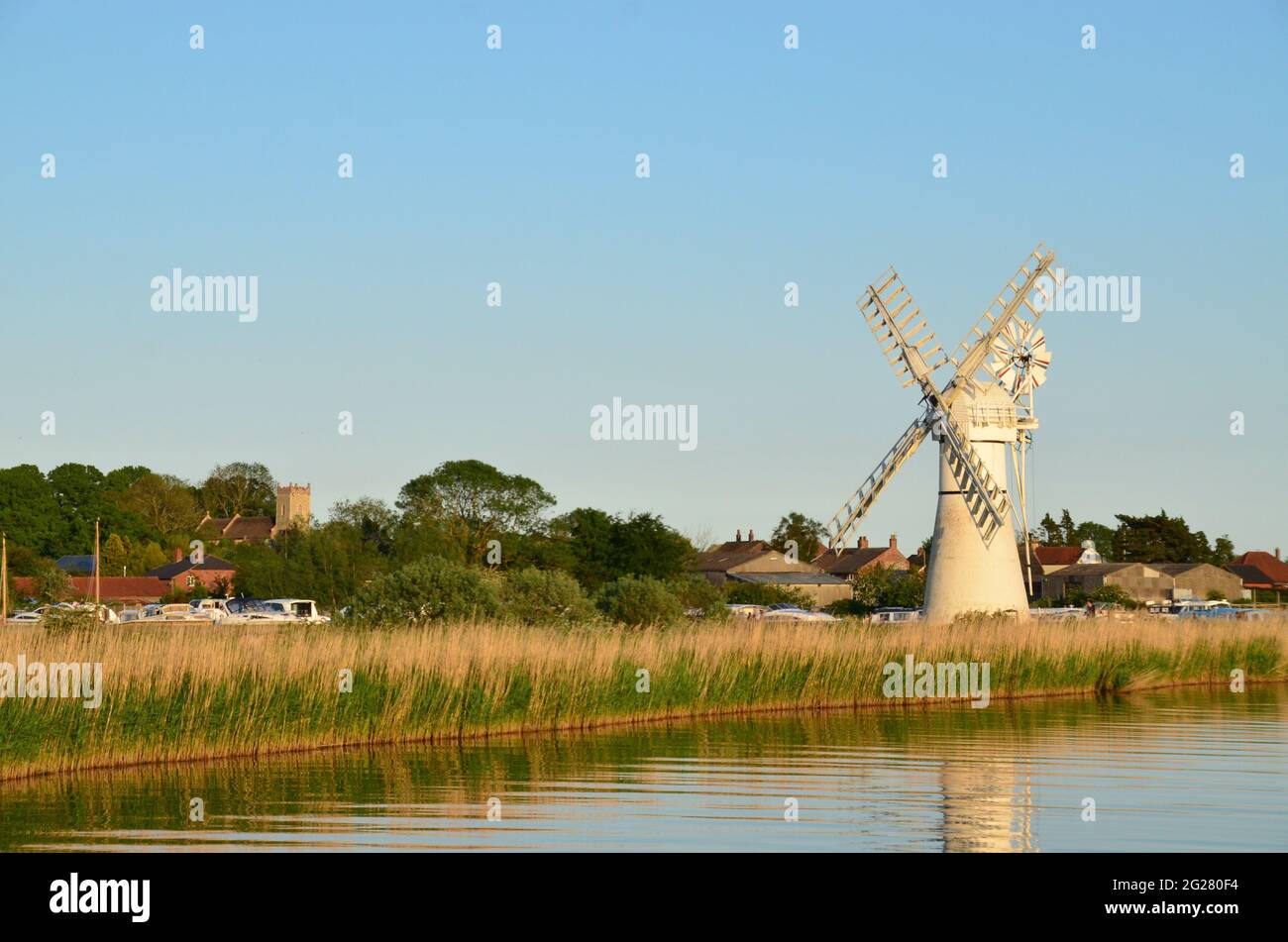 River Thurne in the Norfolk Broads Stock Photo - Alamy