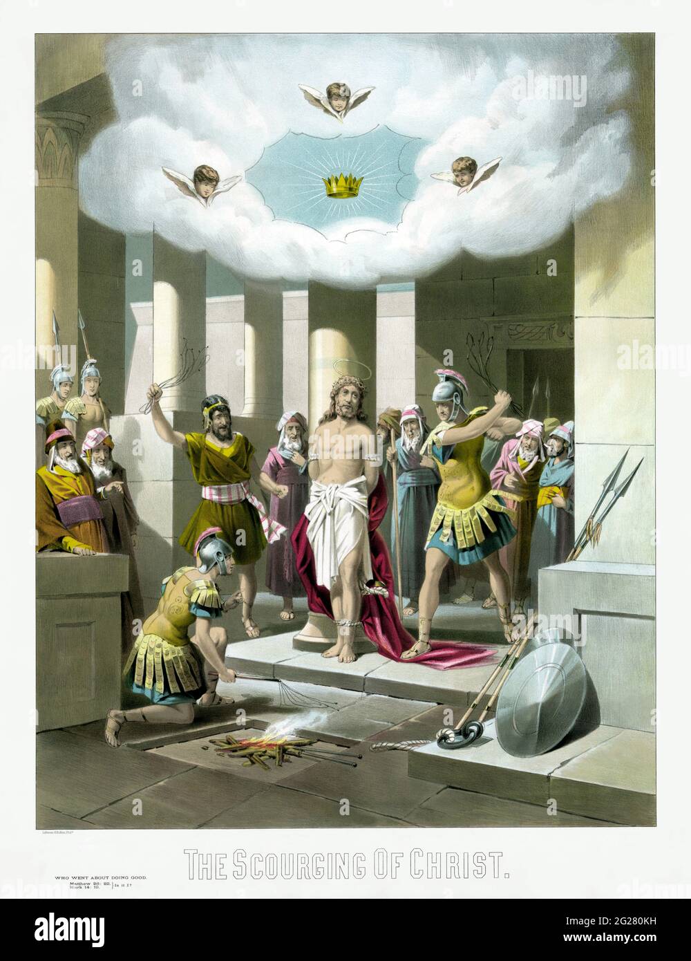 The scourging of Christ Stock Photo - Alamy