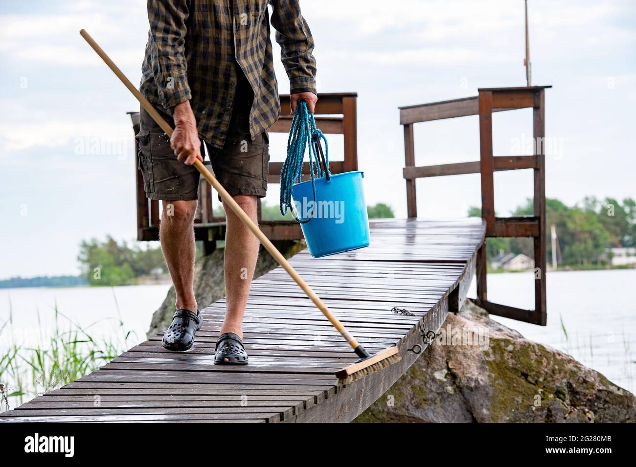 Cleaning jetty hi-res stock photography and images - Alamy