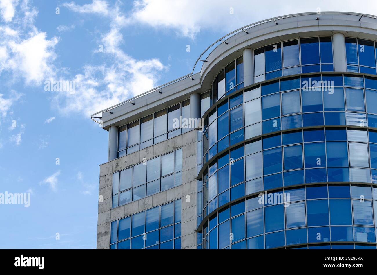 Katowice, Silesia, Poland: 26 May, 2021: Silesia Business Park modern ...