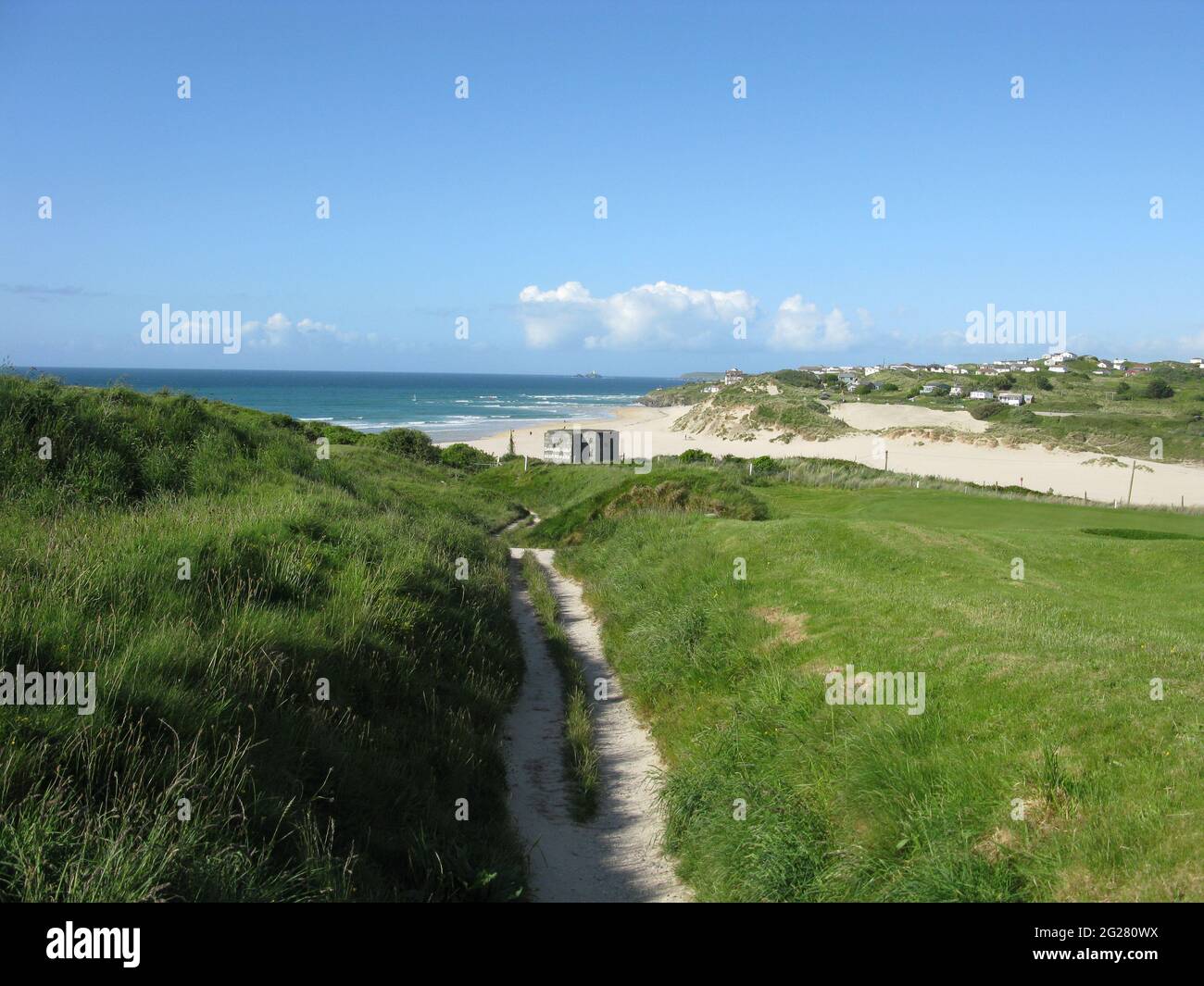West Cornwall Golf Club. Lelant Saltings. South west coast path. North ...