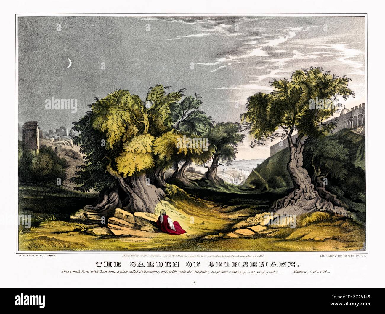 The garden of Gethsemane Stock Photo - Alamy