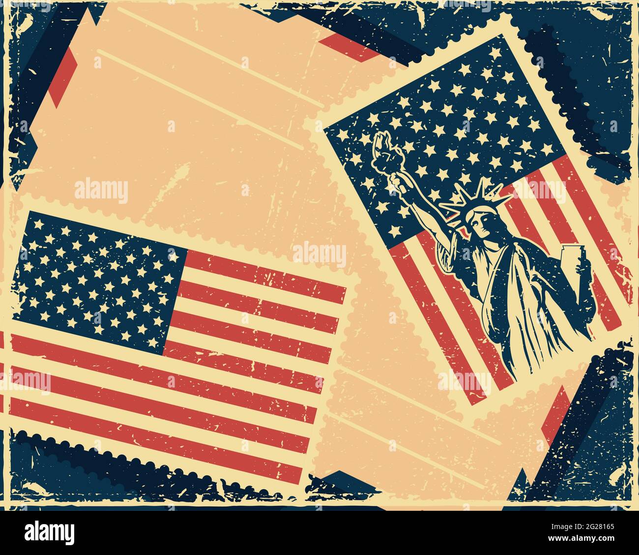 United states postal service poster Stock Vector Images - Alamy