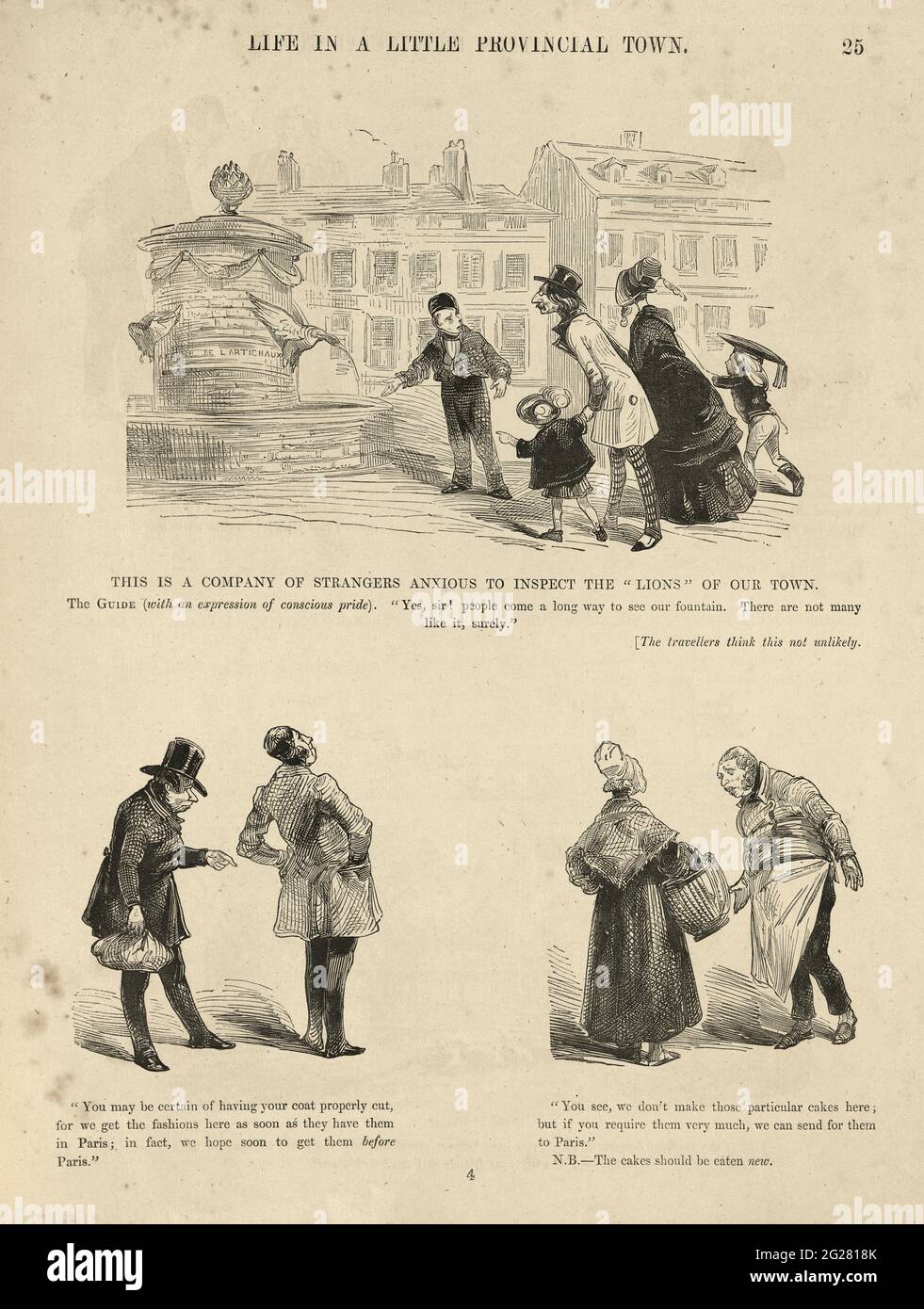 Caricatures humorous and grotesque by Gustave Dore, Victorian 1860s ...