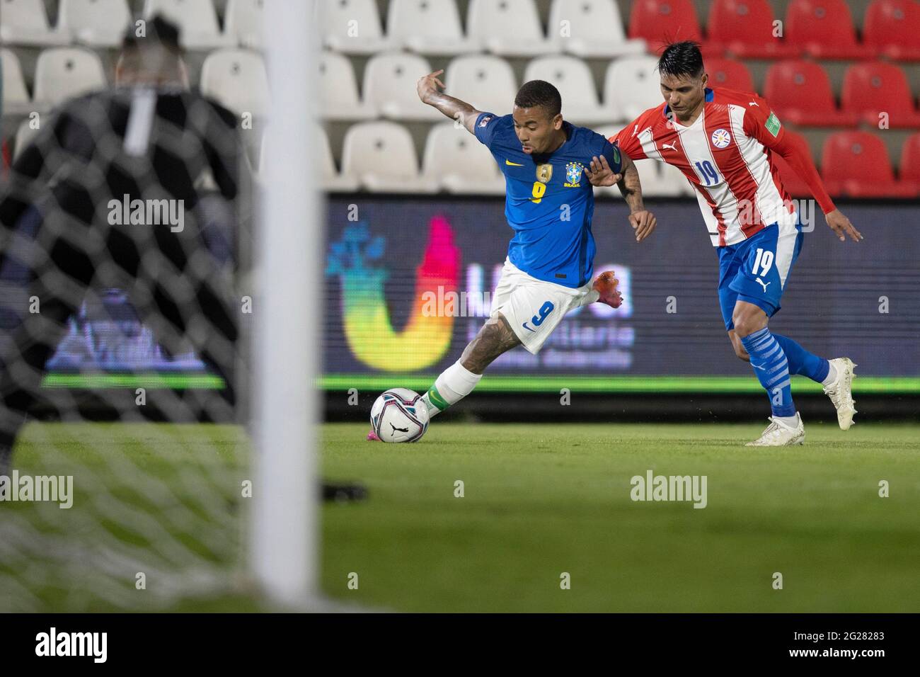 08th June 2021; Defensores del Chaco Stadium, Asuncion, Paraguay; Qatar ...