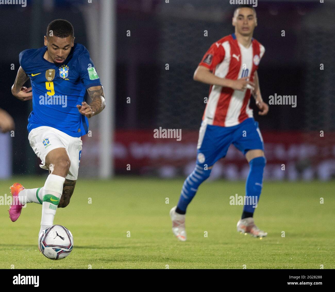 08th June 2021; Defensores del Chaco Stadium, Asuncion, Paraguay; Qatar ...