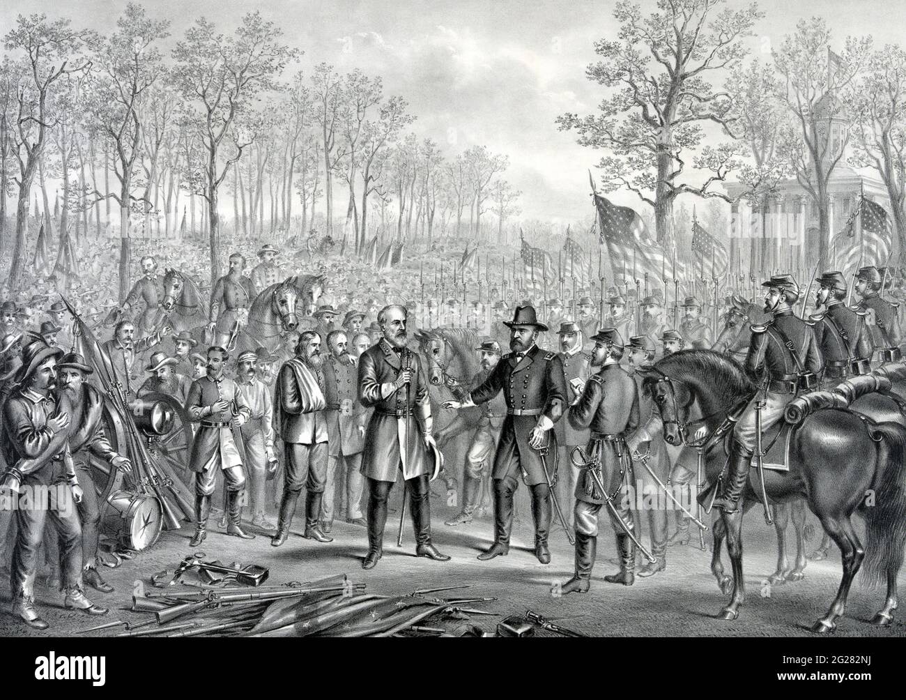 Lee surrender grant 1865 hi-res stock photography and images - Alamy