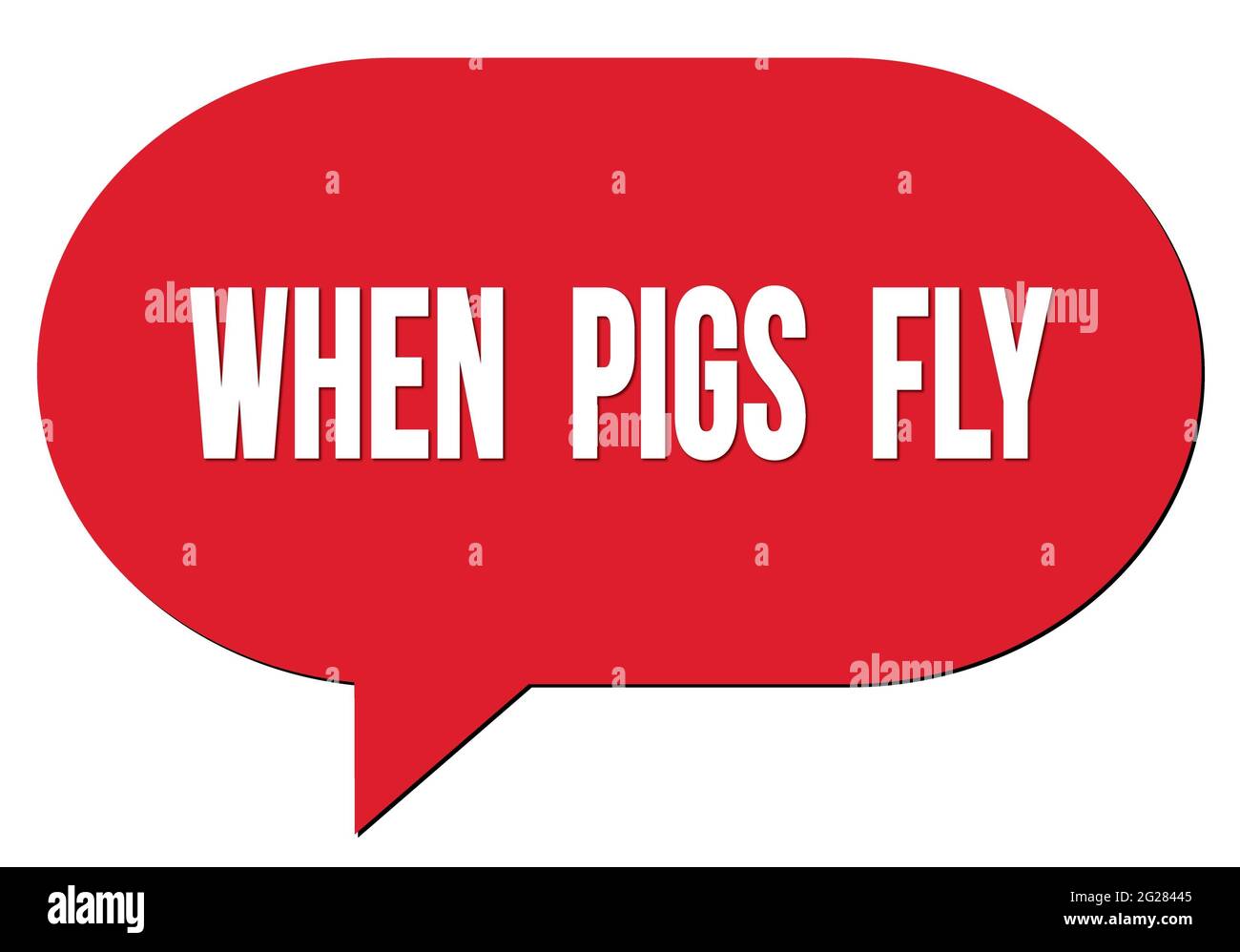 When pigs fly word hi-res stock photography and images - Alamy
