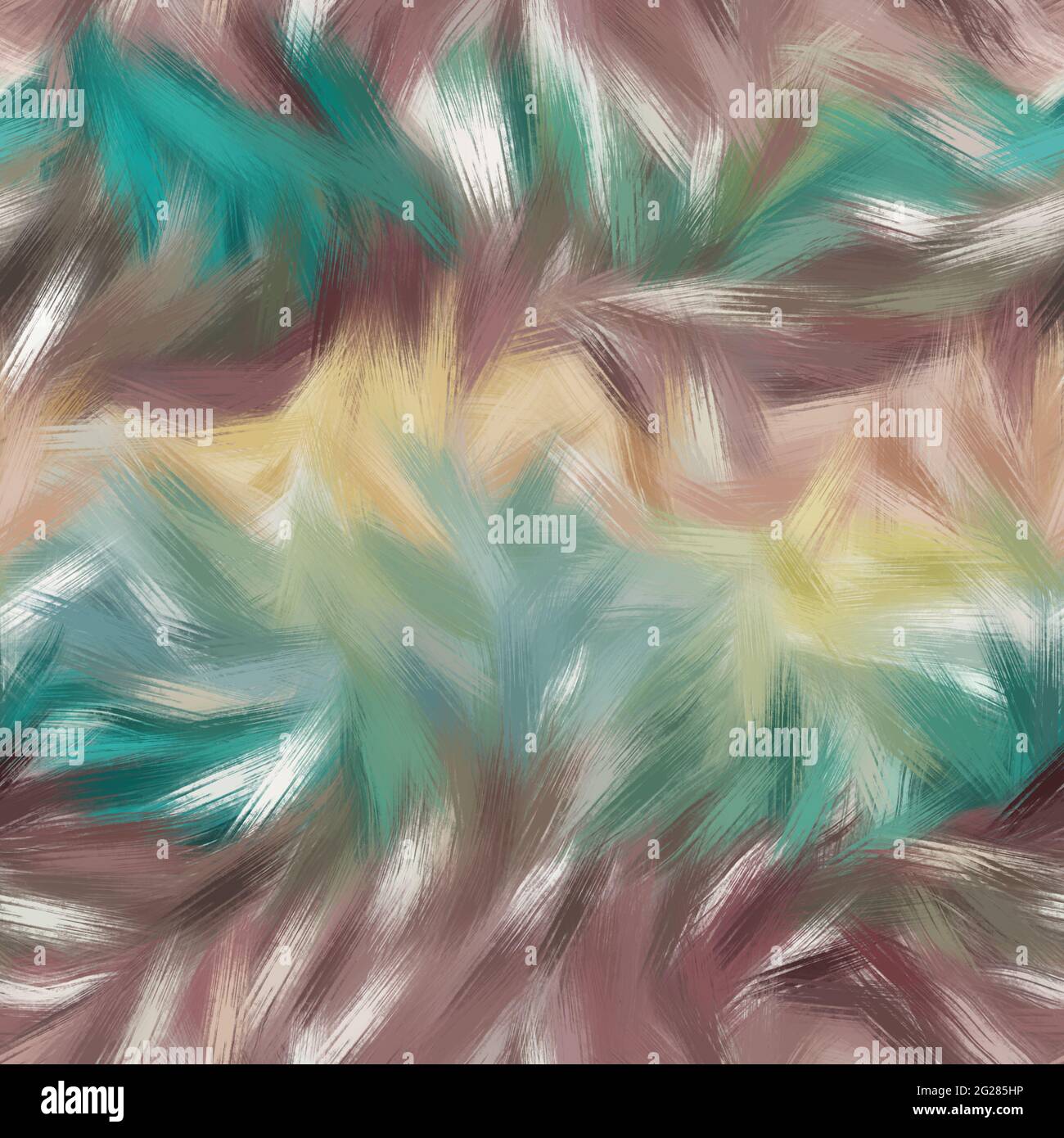 Seamless faux digital paint stroke pattern print Stock Photo - Alamy