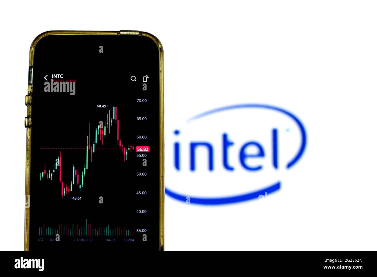 Intel corporation logo Cut Out Stock Images & Pictures - Alamy