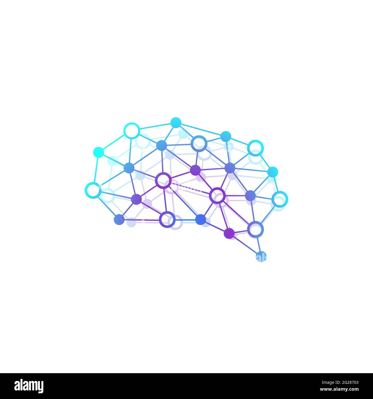 Colorful brain illustration hi-res stock photography and images - Alamy