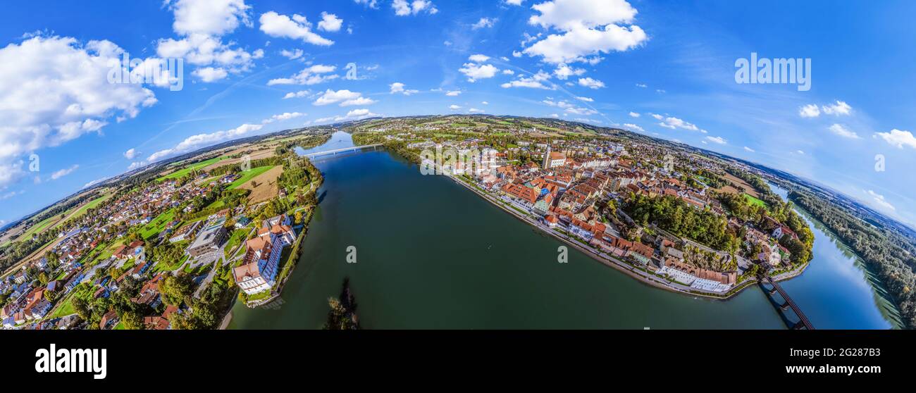 Baroque town scharding austria hi-res stock photography and images - Alamy