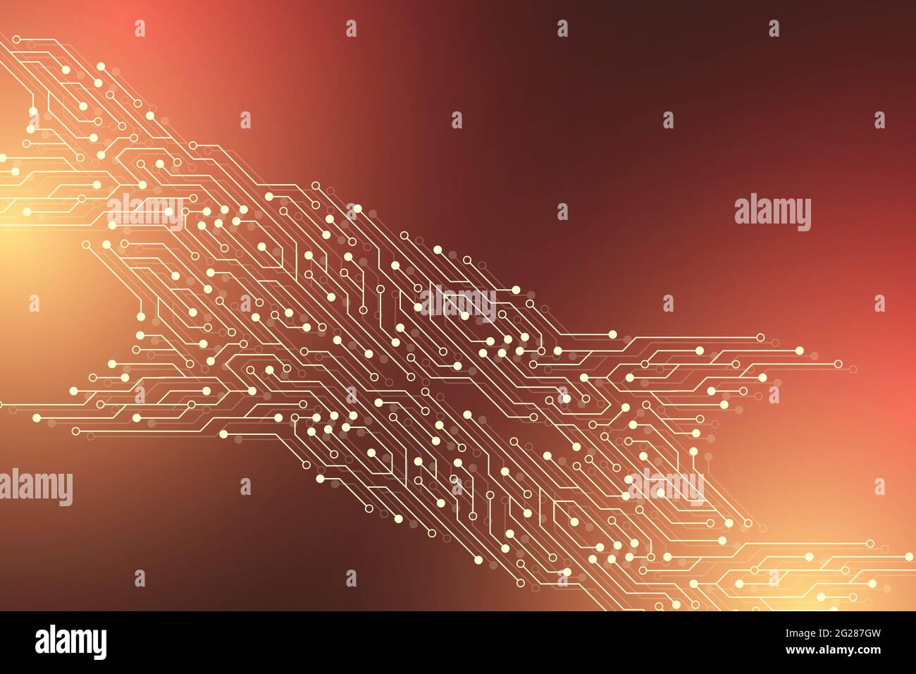 Computer motherboard background with circuit board electronic elements ...