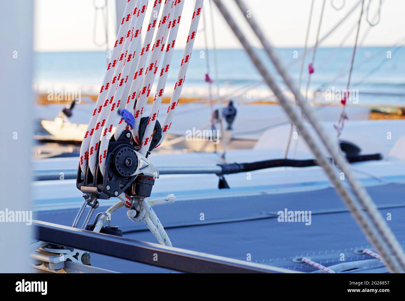 Sailing boat rigging hi-res stock photography and images - Alamy