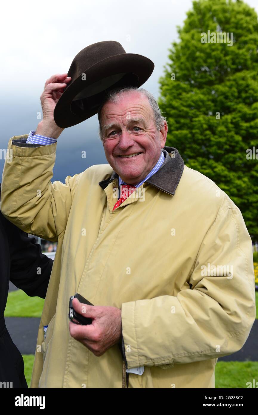 Trainer kevin prendergast at curragh racecourse hi-res stock ...