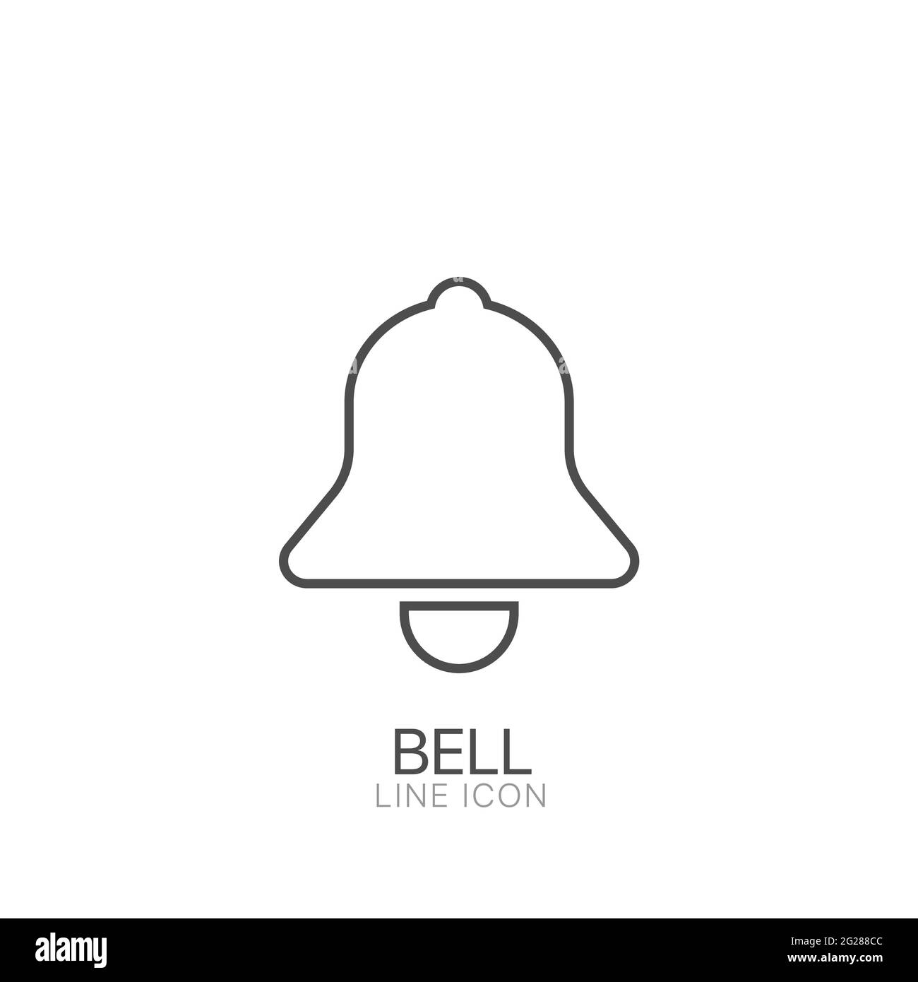 Cartoon bell Black and White Stock Photos & Images - Alamy