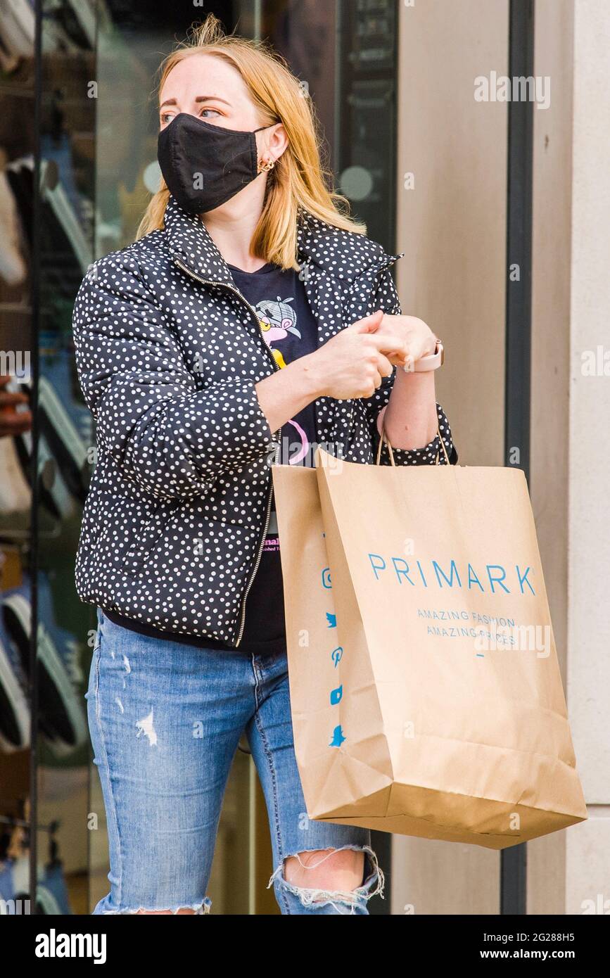 Eager shoppers leave Primark on Princess street with bags as non ...