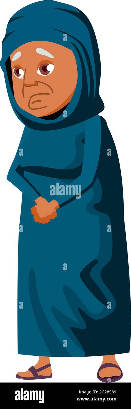 old muslim woman in mosque cartoon vector Stock Vector Image & Art - Alamy