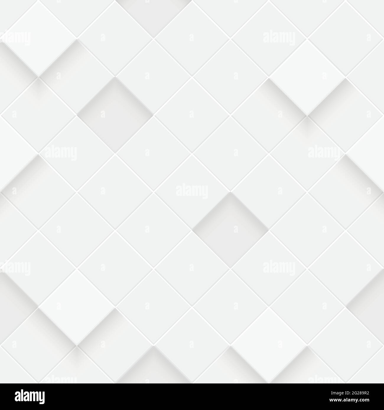 3d seamless cubes pattern. White ceramic tile background. Abstract ...