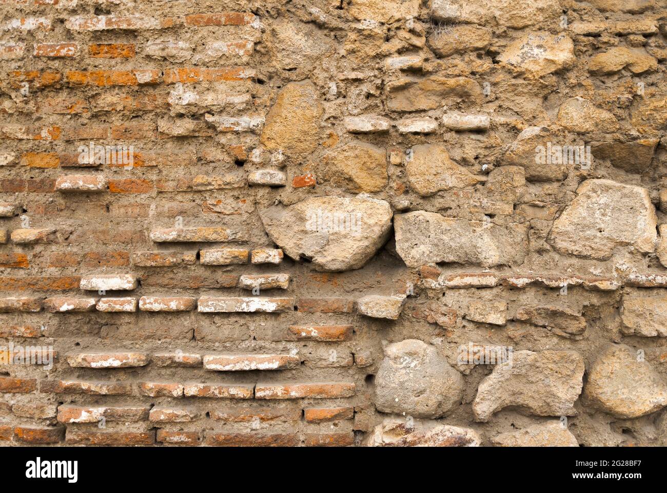 Textures generated in paintings on walls exposed to the elements in the ...