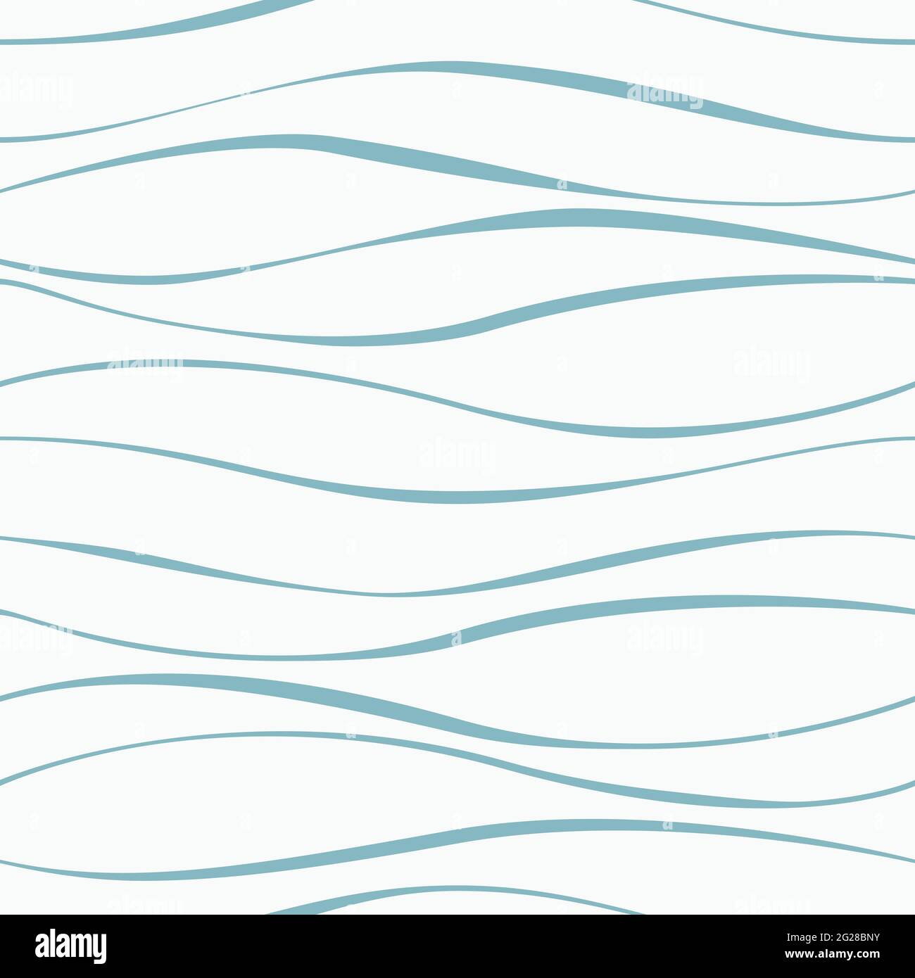 Waves seamless pattern. Abstract background of rounded line. Trendy ...